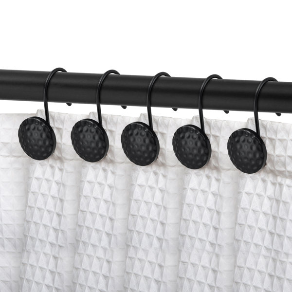 Utopia Alley Shower Rings Hooks, Shower Curtain Rings Hooks For Bathroom, Rust Resistant Shower ...